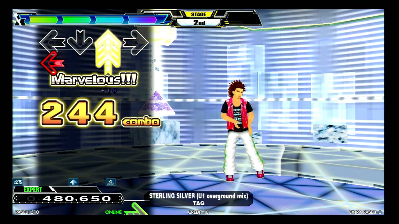 DDR A - STERLING SILVER(U1 overground mix) (SP-EXPERT) - YouTube