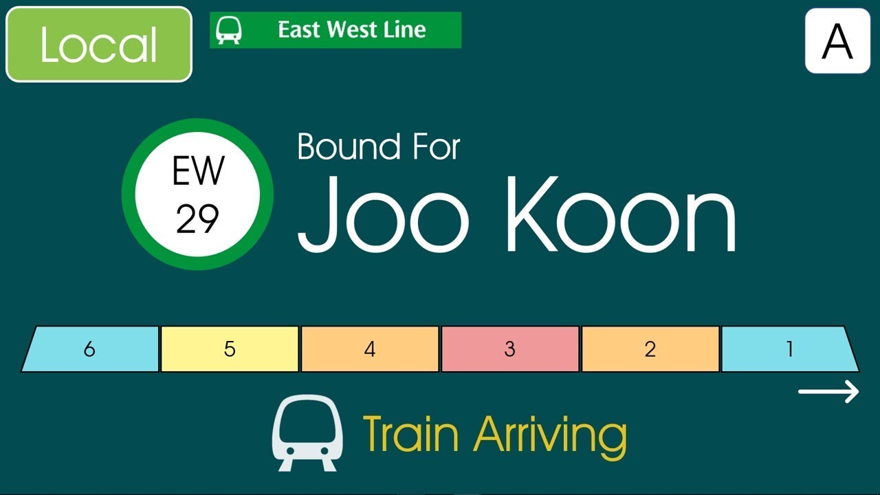 [Animated] SMRT Train Arrival Screen (Beta) - YouTube