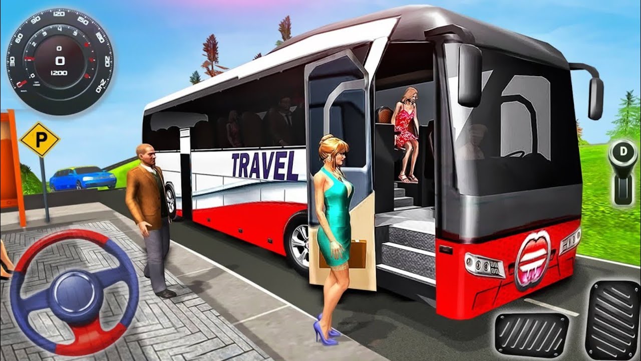 Real Bus Driving 3D Simulator - Offroad Coach Bus Drive 2024 ...
