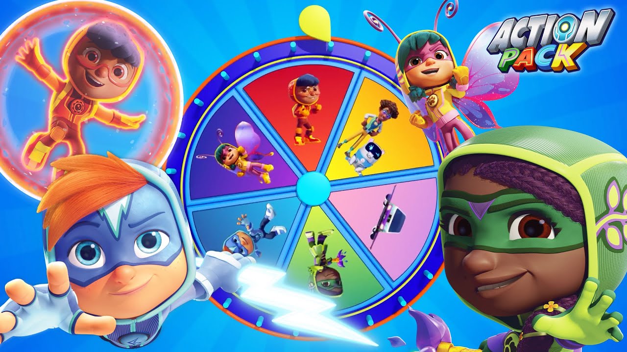 Action Pack Mystery Wheel of Action🚀 | NEW! | Action Pack | Adventure ...