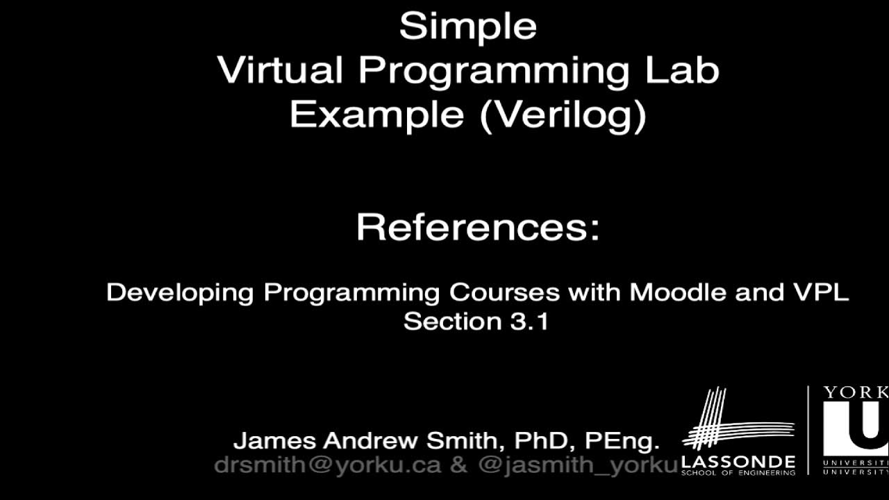Virtual Programming Lab: Simple Evaluate & Grade with Verilog - YouTube