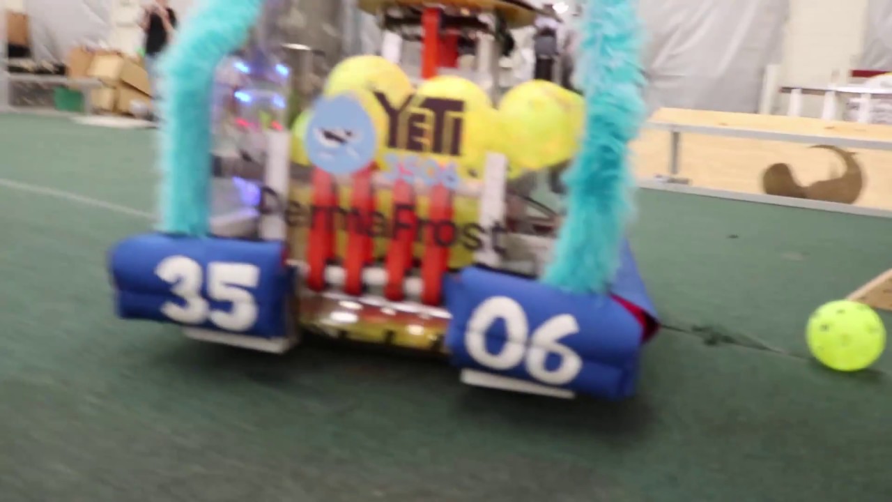 FRC Team 3506 YETI Robotics Robot Reveal 2017 - PermaFrost - YouTube