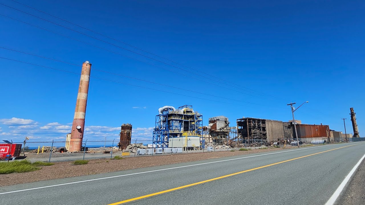Demolition progress of the Belldune Smelter. July 19, 2024. 27c. - YouTube