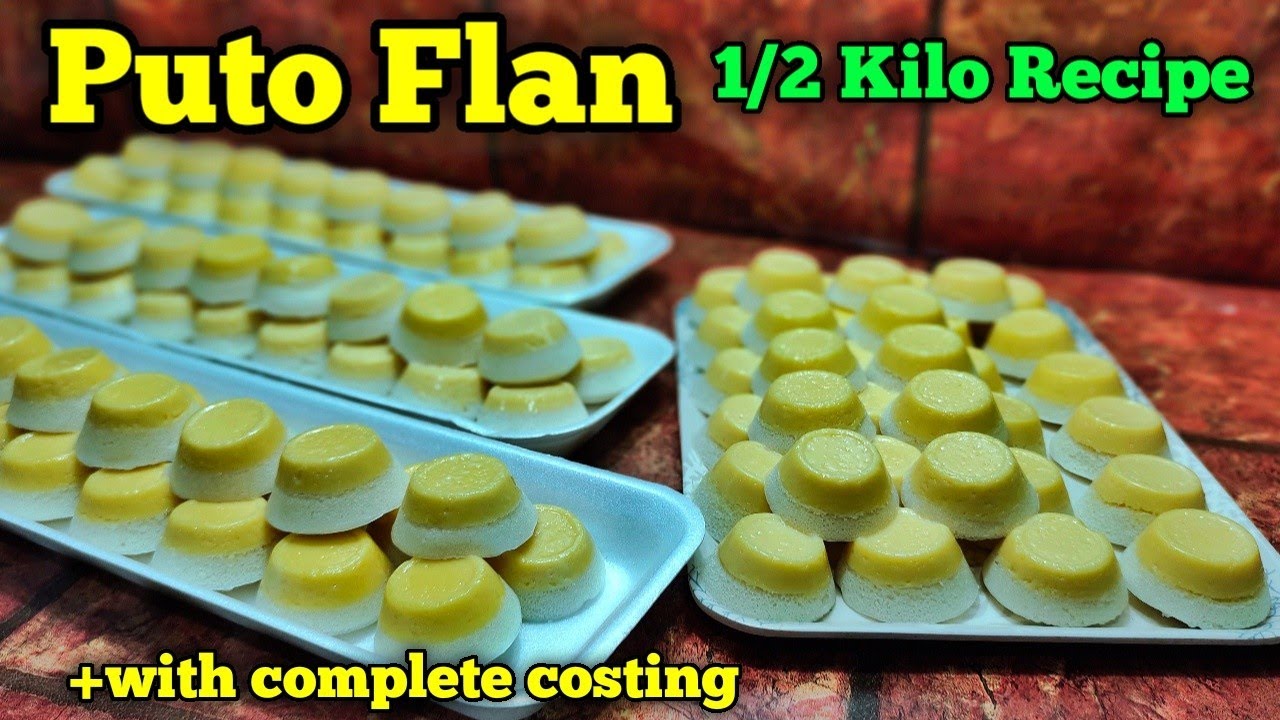 Puto Flan_1/2 Kilo Recipe_with complete costing - YouTube