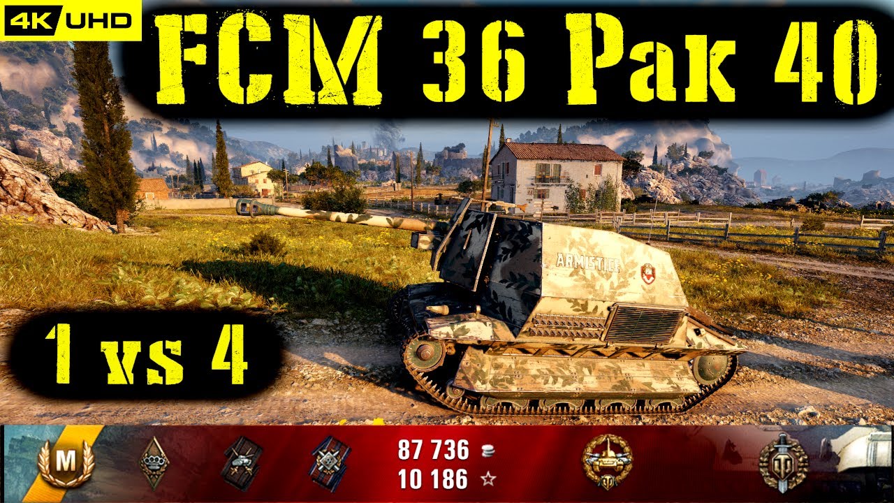 World of Tanks FCM 36 Pak 40 Replay - 7 Kills 1.5K DMG(Patch 1.5.0 ...