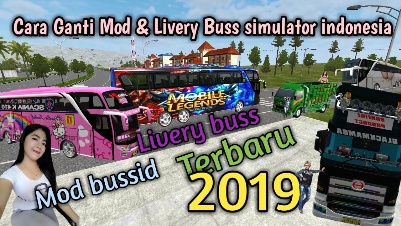 MOD BUSSID || TRUK HINO PROFIA SELFLOADER || KONTAINER BERMUATAN TANK ...