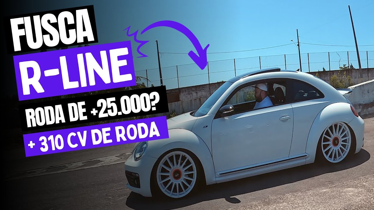 Volkswagen Fusca 2.0 Tsi 16v R-line com suspensão a ar e rodas 20 Oz ...