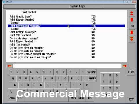ICRTouch TouchPoint Touchscreen EPOS Software - Configuring The Receipt Printer Part 2 - YouTube