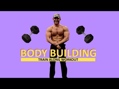 BODY BUILDING Upper Body Dumbbell Workout with Coach Ali