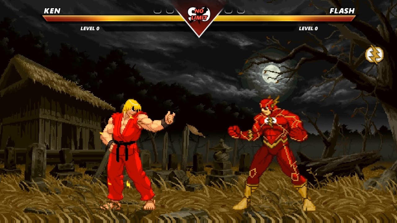 FIRE KEN vs FLASH - The most epic fight ever made - YouTube