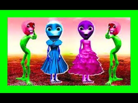 YENİ AKIM YEŞİL UZAYLI DANSI YENİ ŞARKISIYLA DAME TU COSİTA / green alien dance #dametucosita #shfa