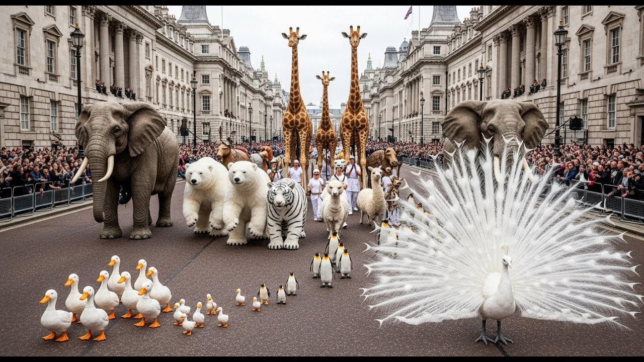 REAL ANIMALS Take Over London Streets 2026 | Full 4K HDR Parade ...