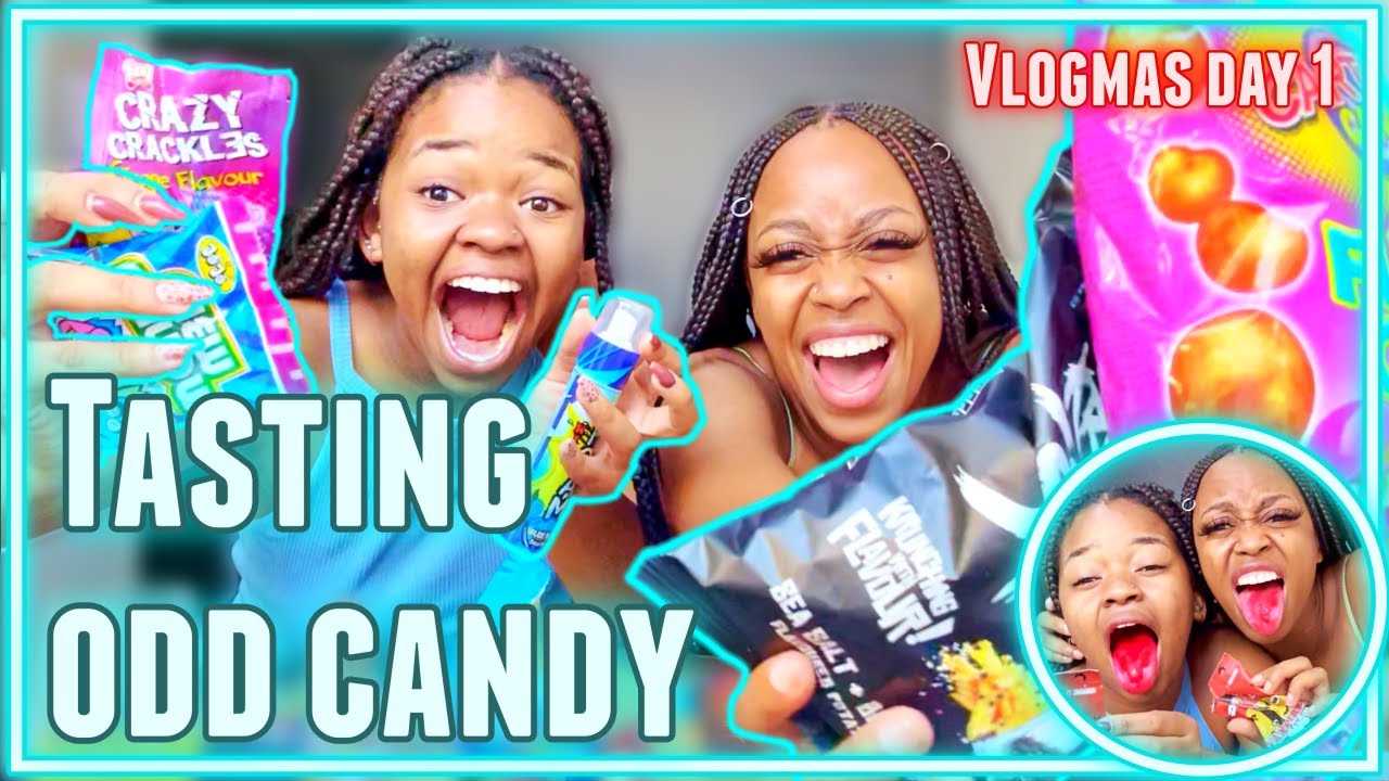 TASTING ODD SNACKS AND CANDY| VLOGMAS DAY 1 - YouTube