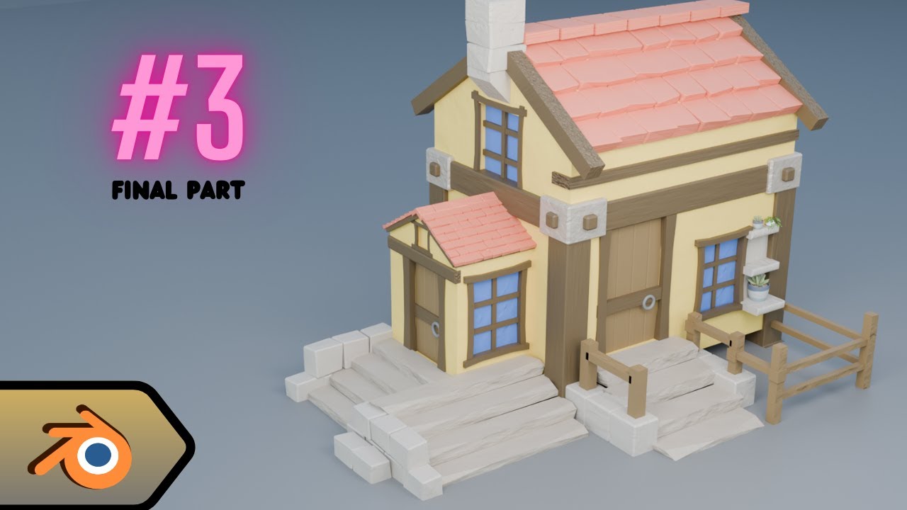 Cottage Style House #3 | Blender 4.2 - YouTube