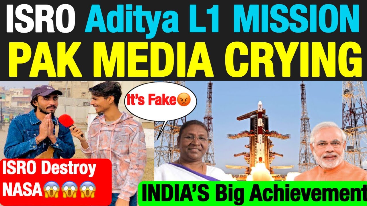 Aditya l1 mission successfull || Pakistani public reaction on Aditya l1 ...