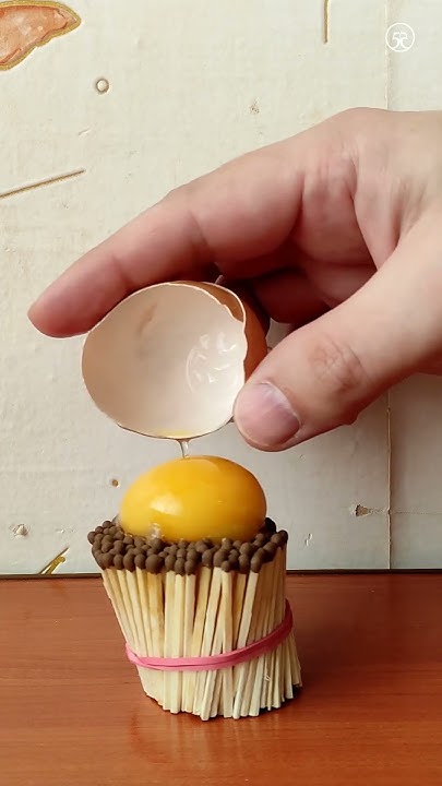 Жарим яйцо на спичках 🔥🥚 - YouTube