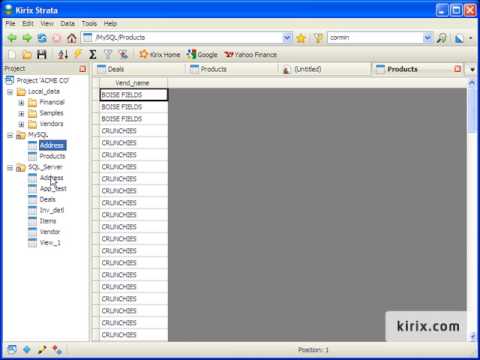 Kirix Strata: Using Multiple Databases from a Single Interface - YouTube