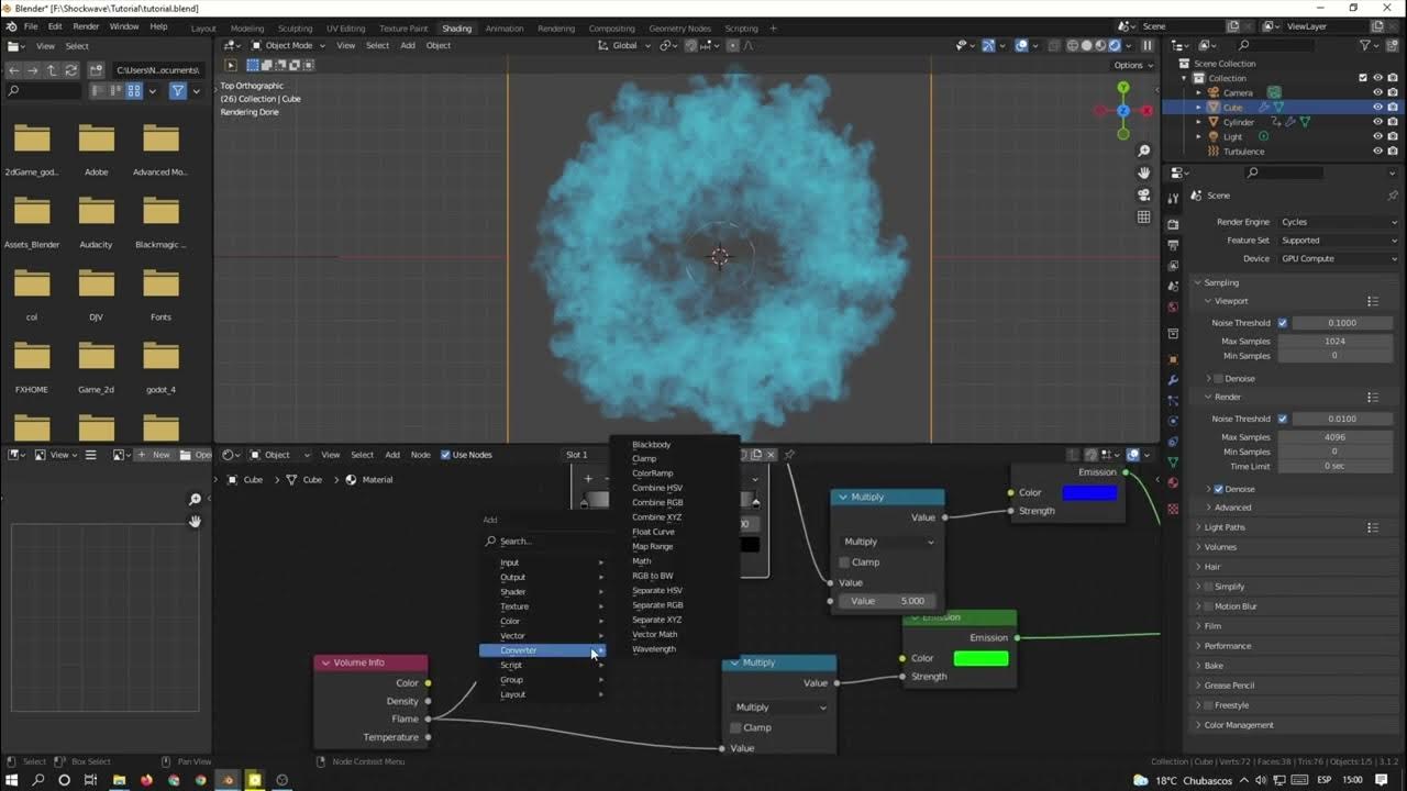shockwave Tutorial (blender - hitfilm) - YouTube