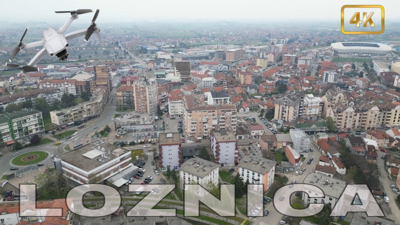 Loznica najlepši grad u Srbiji (vožnja dronom) - YouTube