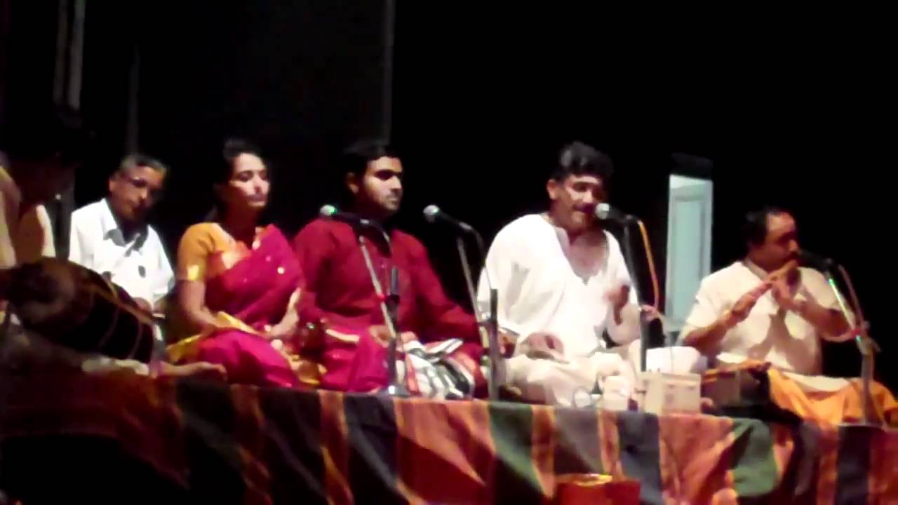 vidwan nandakumar-leading the orchestra in the dance drama'soubhagya ...