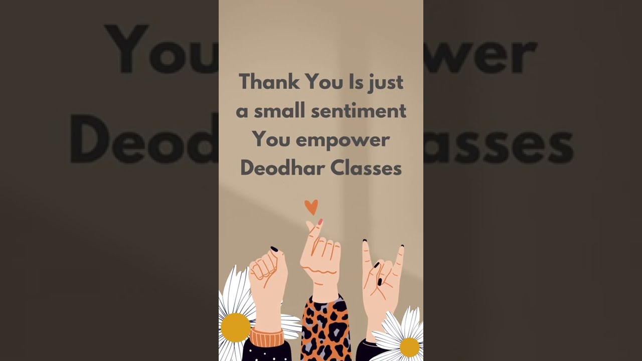Women Empower Deodhar Classes - YouTube