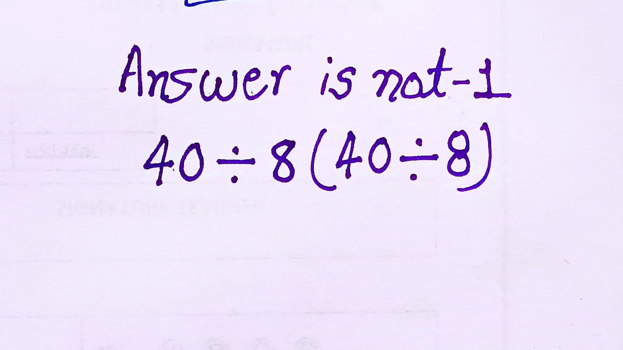 Only 1 in 5 Can Solve This Equation! - YouTube