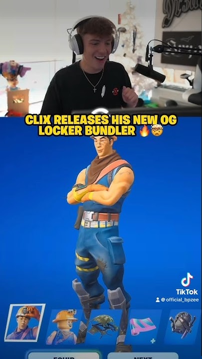 Clix Reacts to His *NEW* OG LOCKER BUNDLE… | #Shorts #Fortnite #Clix #fypシ゚viral - YouTube