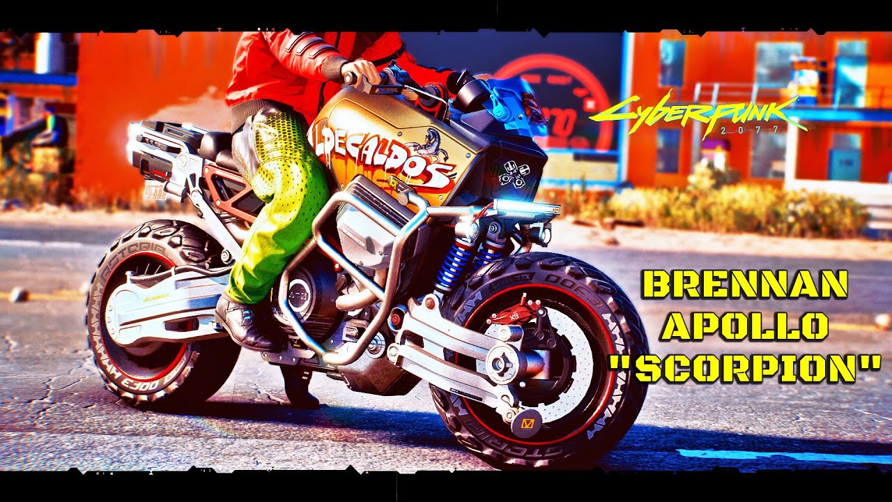 Brennan Apollo "Scorpion" Review | Cyberpunk 2077 | FREE MOTORCYCLE ...