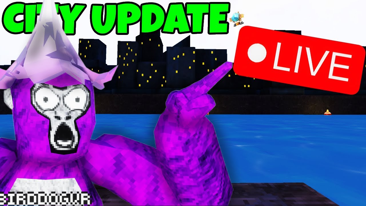 🔴🔴GORILLA TAG LIVE🔴🔴NEW UPDATE (CITY) - YouTube