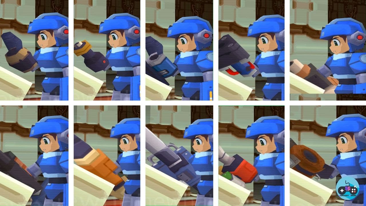 Megaman Legends 2 - ALL SPECIAL WEAPONS - MAX vs FINAL BOSS - YouTube