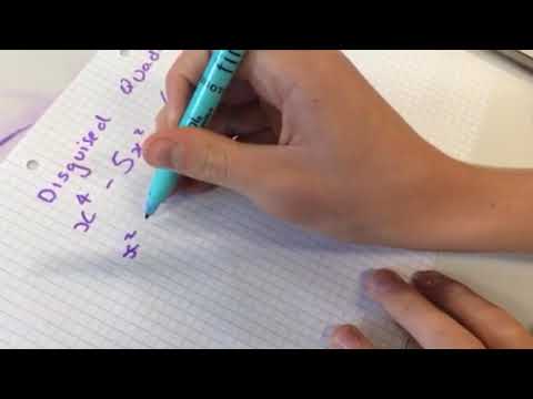 A level Disguised quadratics... cut short but detail explains - YouTube