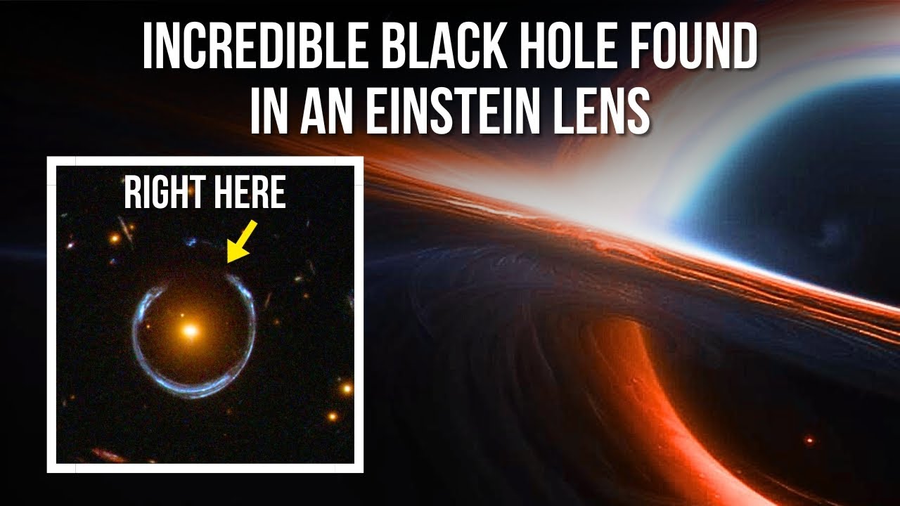 The Iconic Einstein Lens Has Been Hiding an Absurd Black Hole the Whole ...