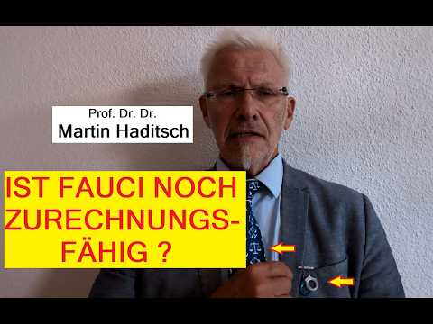 Ist Fauci noch zurechnungsfähig?
