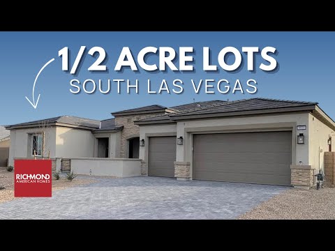 The Rocco at Eldorado Valley by Richmond American 1/2 Acre Lots! | Las Vegas Single-Story Home Tour