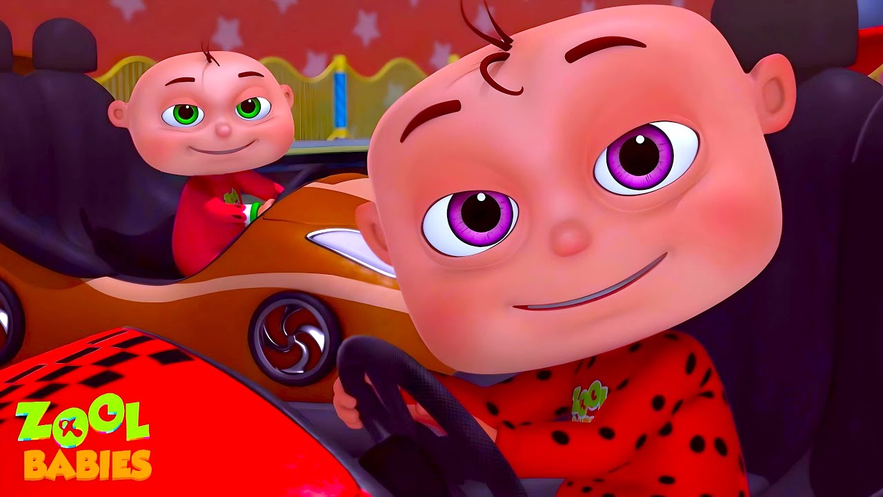Zool Babies Driving Dashing Car Song And Many More | Nursery Rhymes For ...