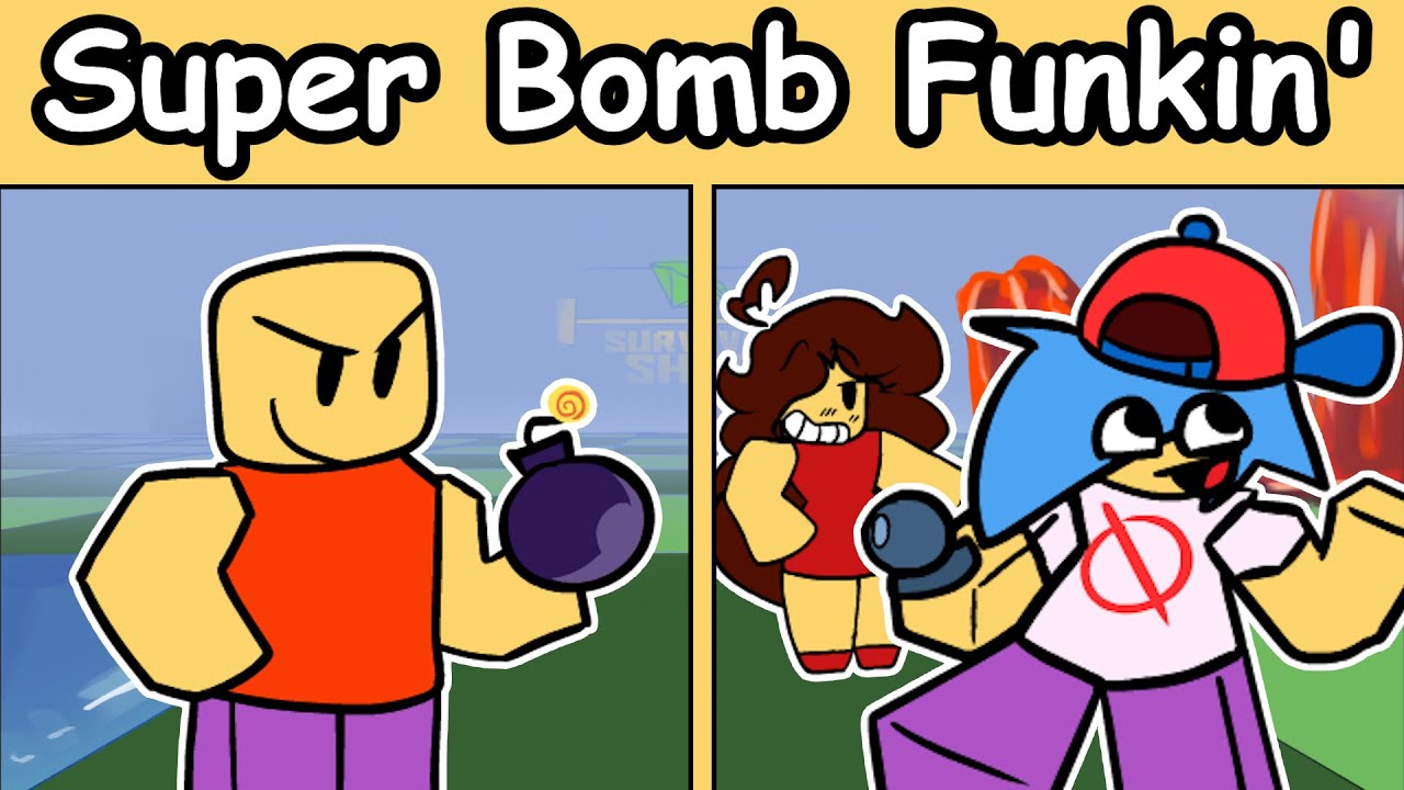 Vs Noob - FNF Super Bomb Funkin' - YouTube