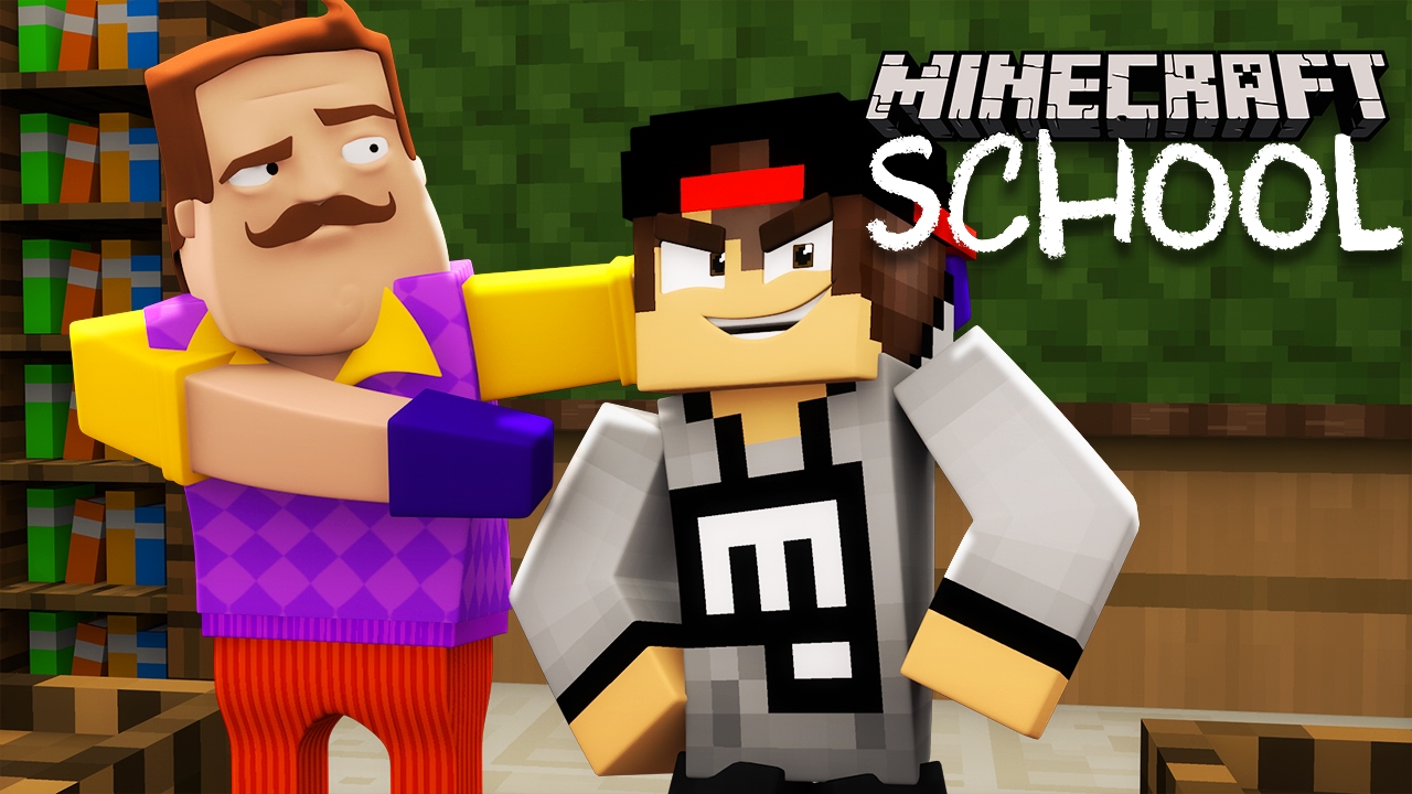 Minecraft School - THE NEW HEADMASTER MAKES THE BULLY OUR TEACHER ...