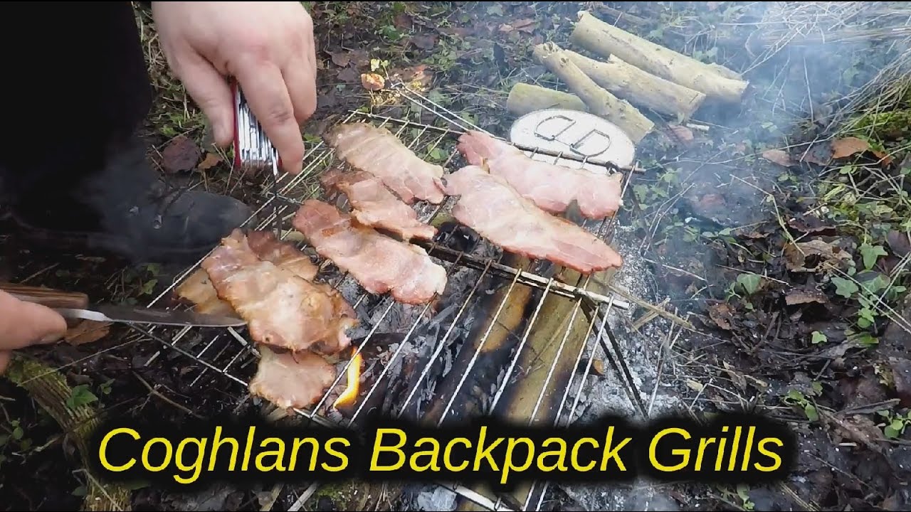 Coghlans Bushcraft Grill - YouTube