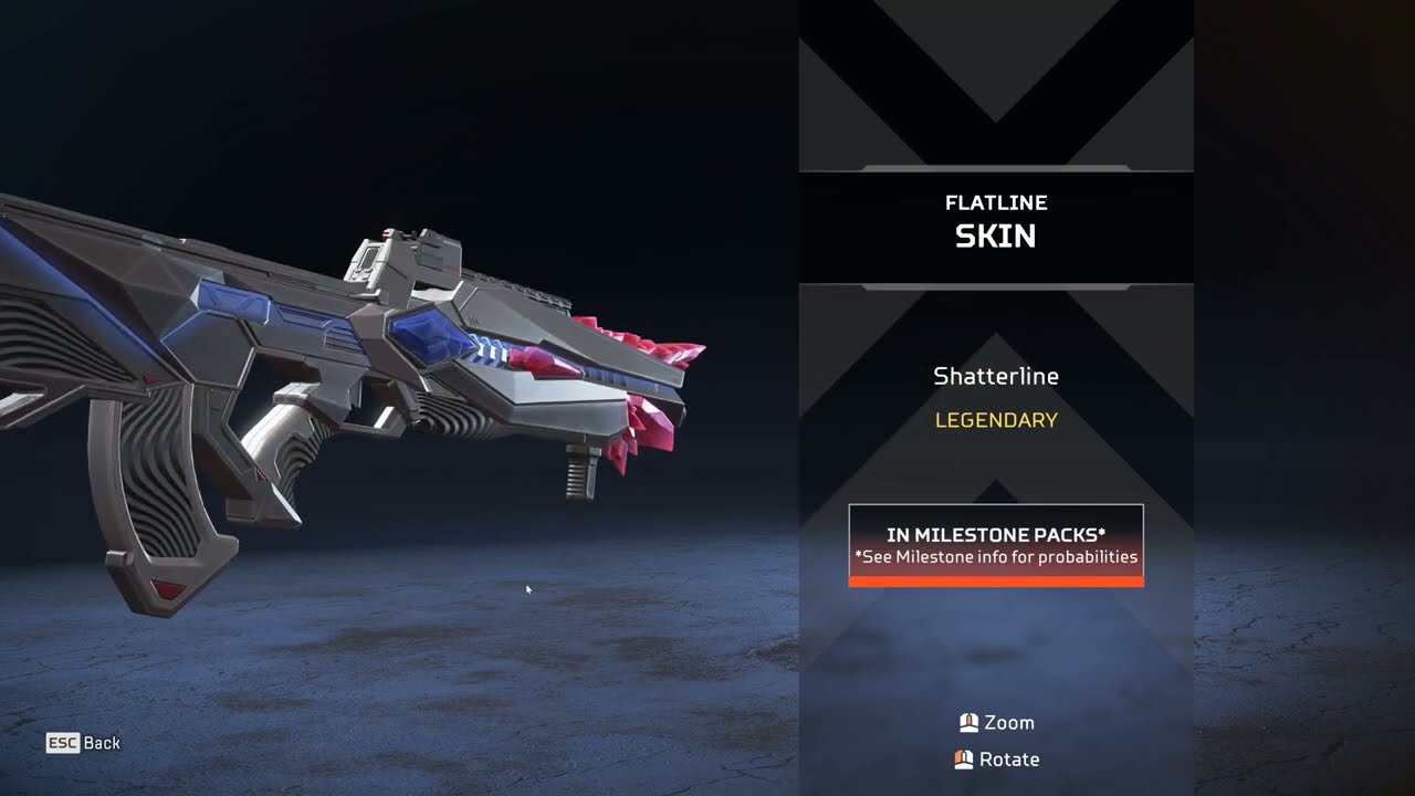 APEX LEGENDS Flatline Shatterline | Legendary Skin - YouTube