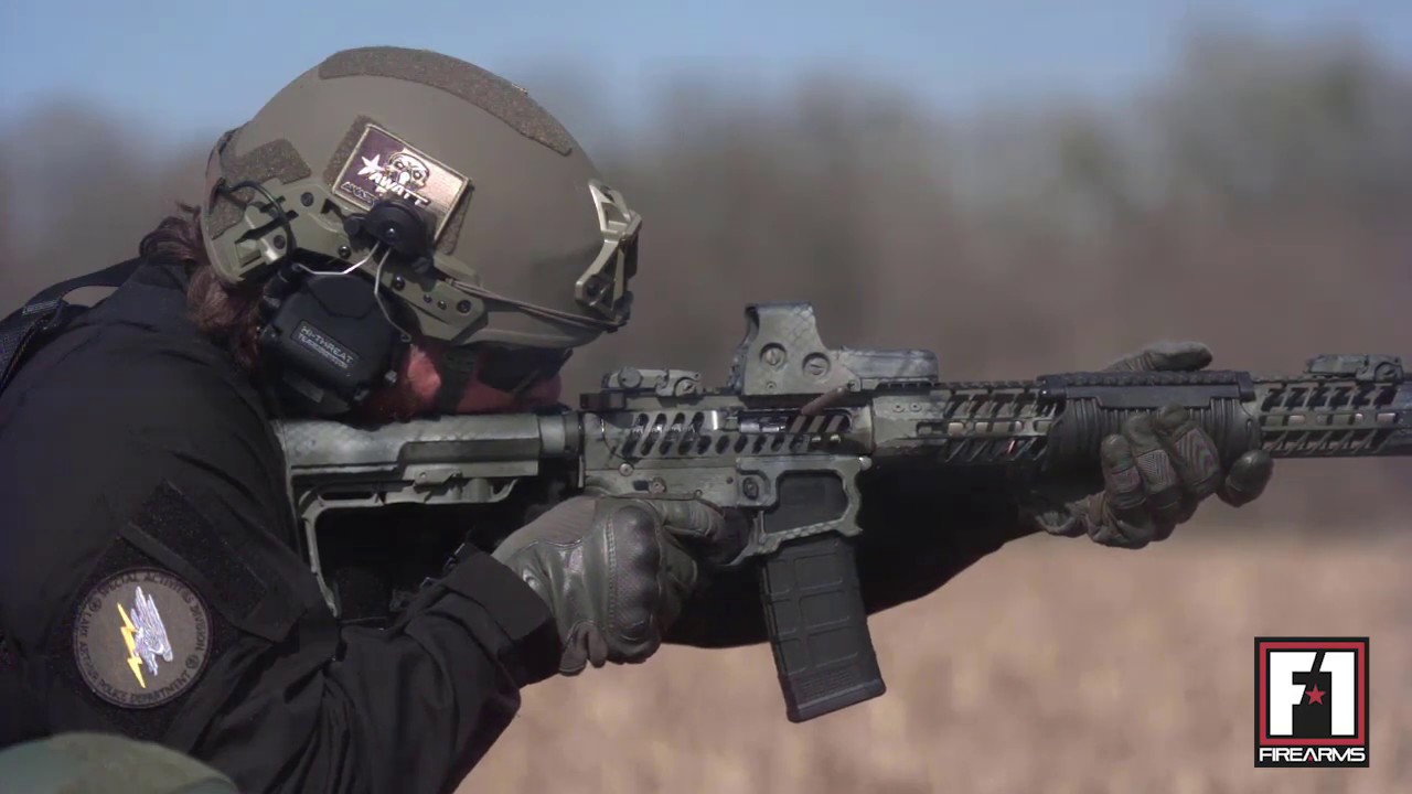 Analysis of assault rifle barrel and gun recoil - YouTube