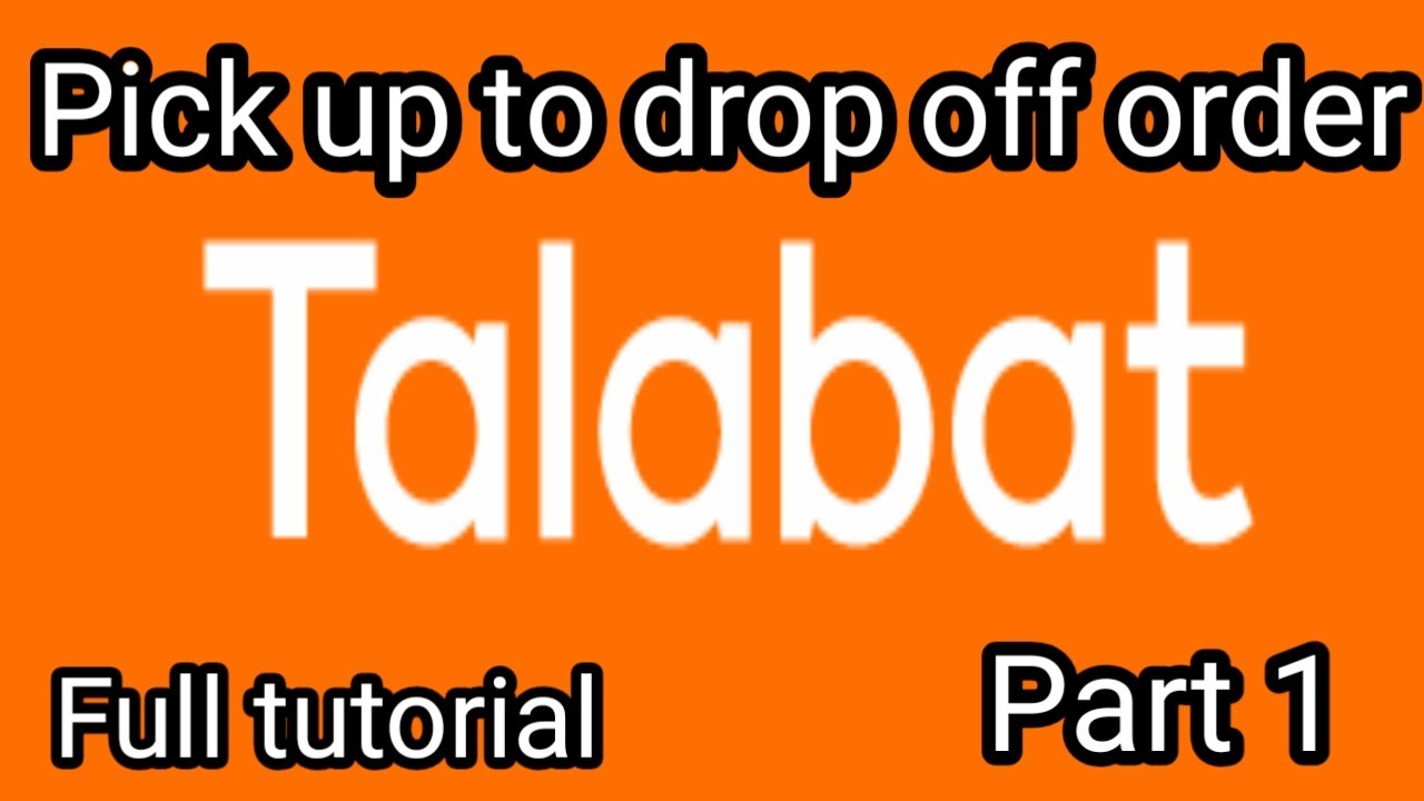 #uae How to pickup order & drop off in roadruner app in talabat ...