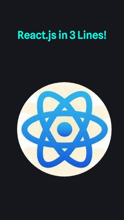 What Is React Js In Three Lines Coding Javascriptdev Messagingapplication Programming Youtube 