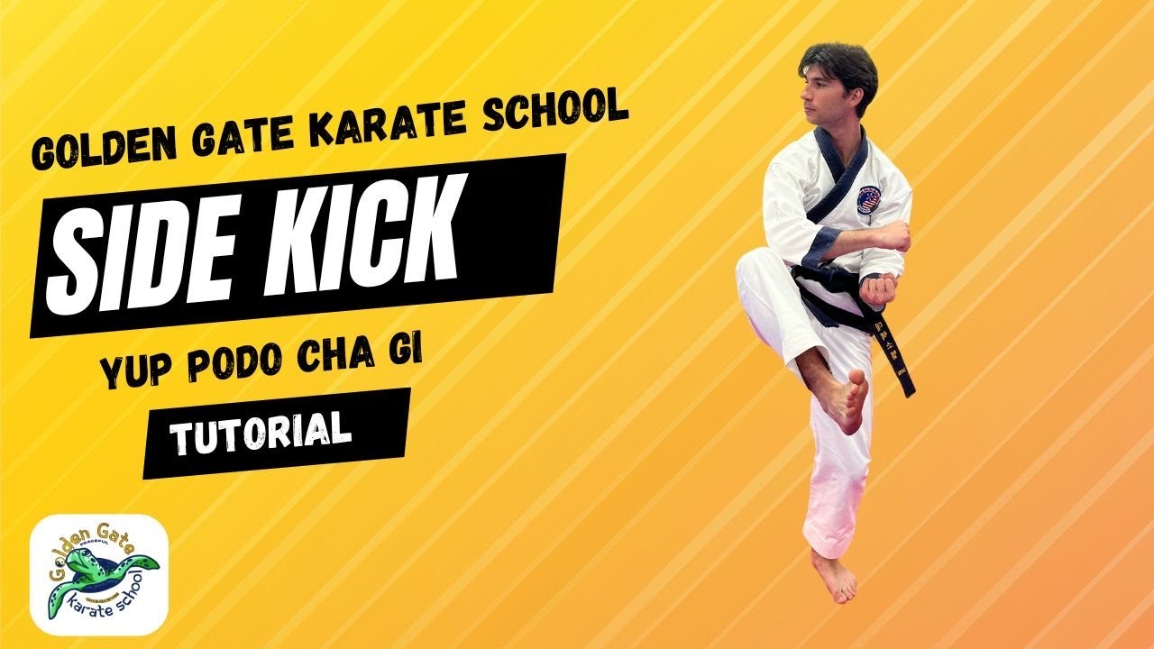 Karate Side kick tutorial / Tang Soo Do Basics / - YouTube