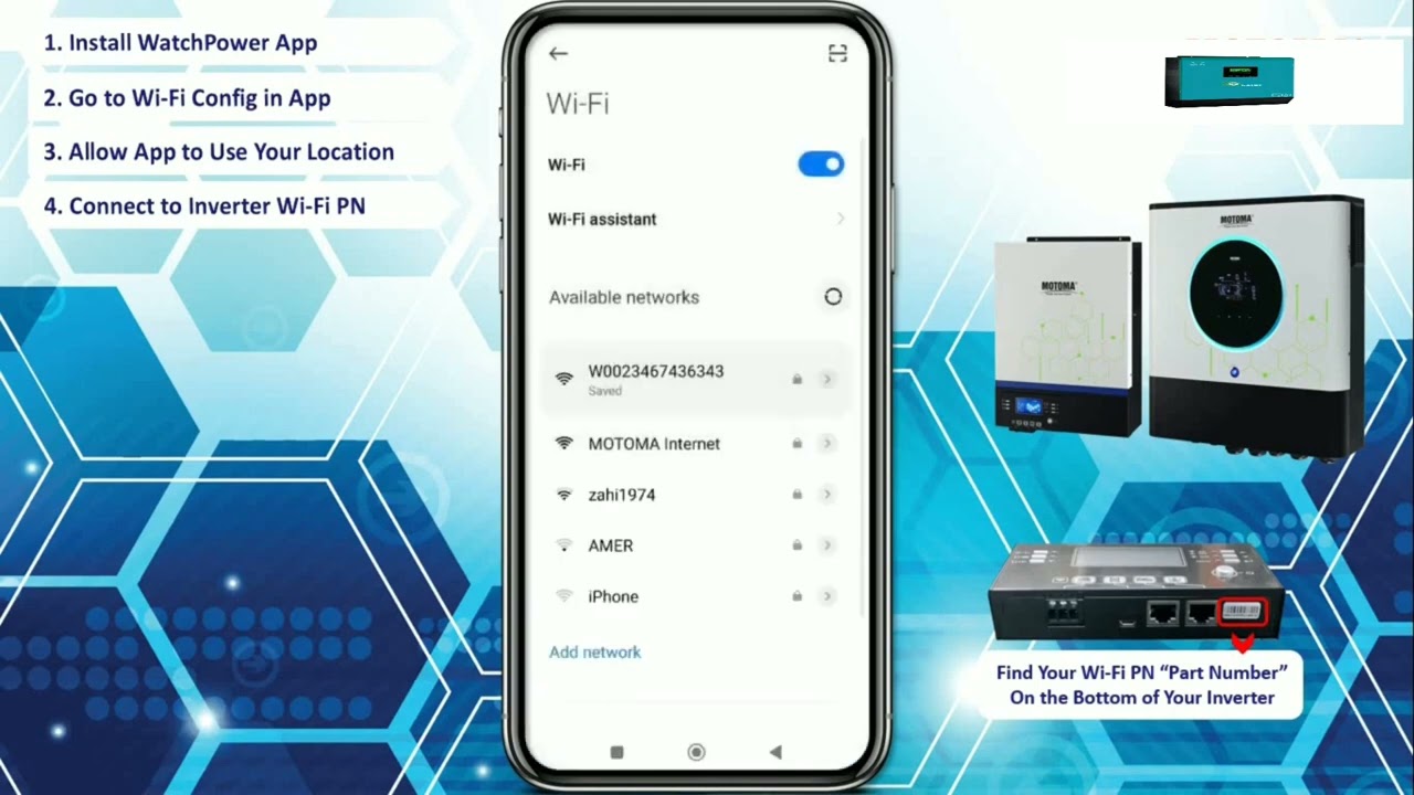 How to connect solar inverter with wifi? - YouTube