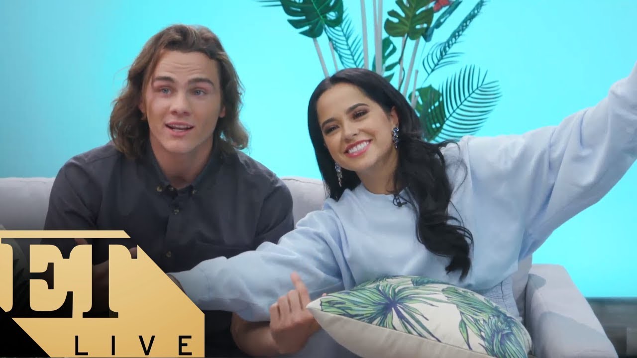 Becky G & Alex Neustaedter Talk New Movie A.X.L | ET Live - YouTube