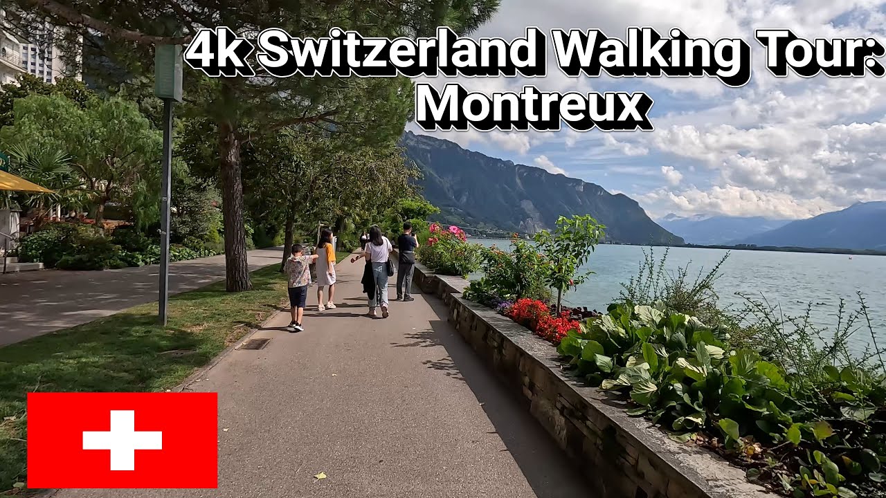 4k Switzerland Walking Tour: Montreux - YouTube