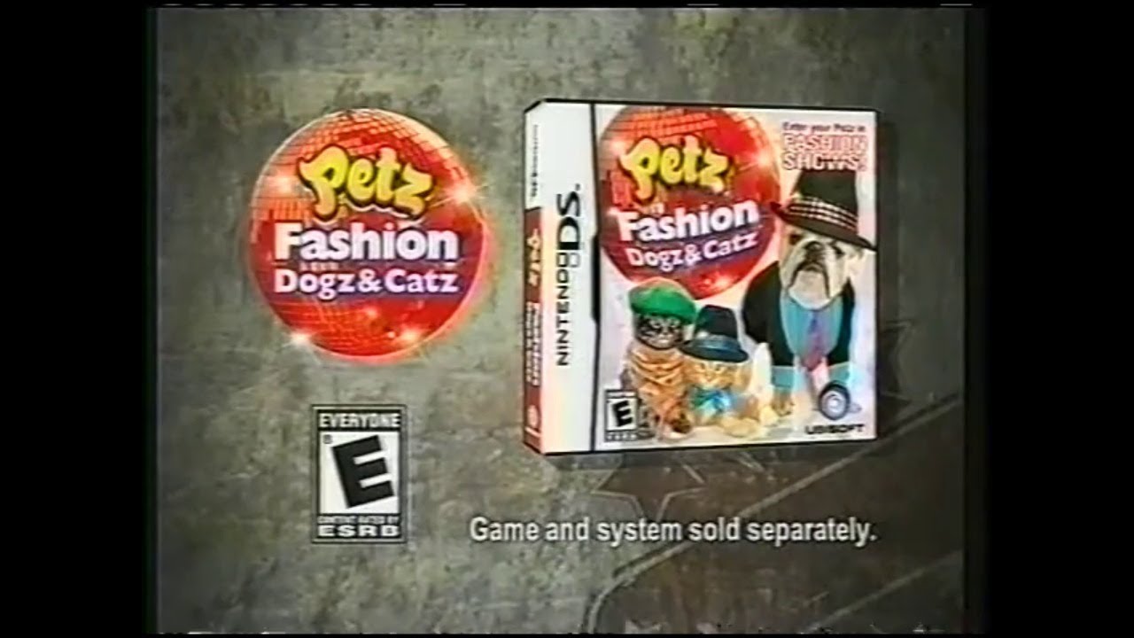 Petz Fashion: Dogz and Catz TV Commercial 2 for Nintendo DS - NDS ...