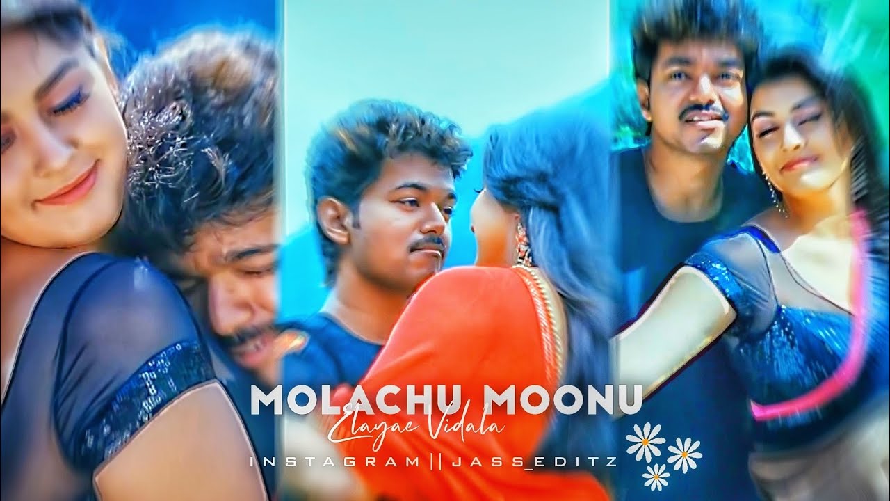Tamil whatsapp status💜Molachu moonu song🎵#tamil #song #status - YouTube