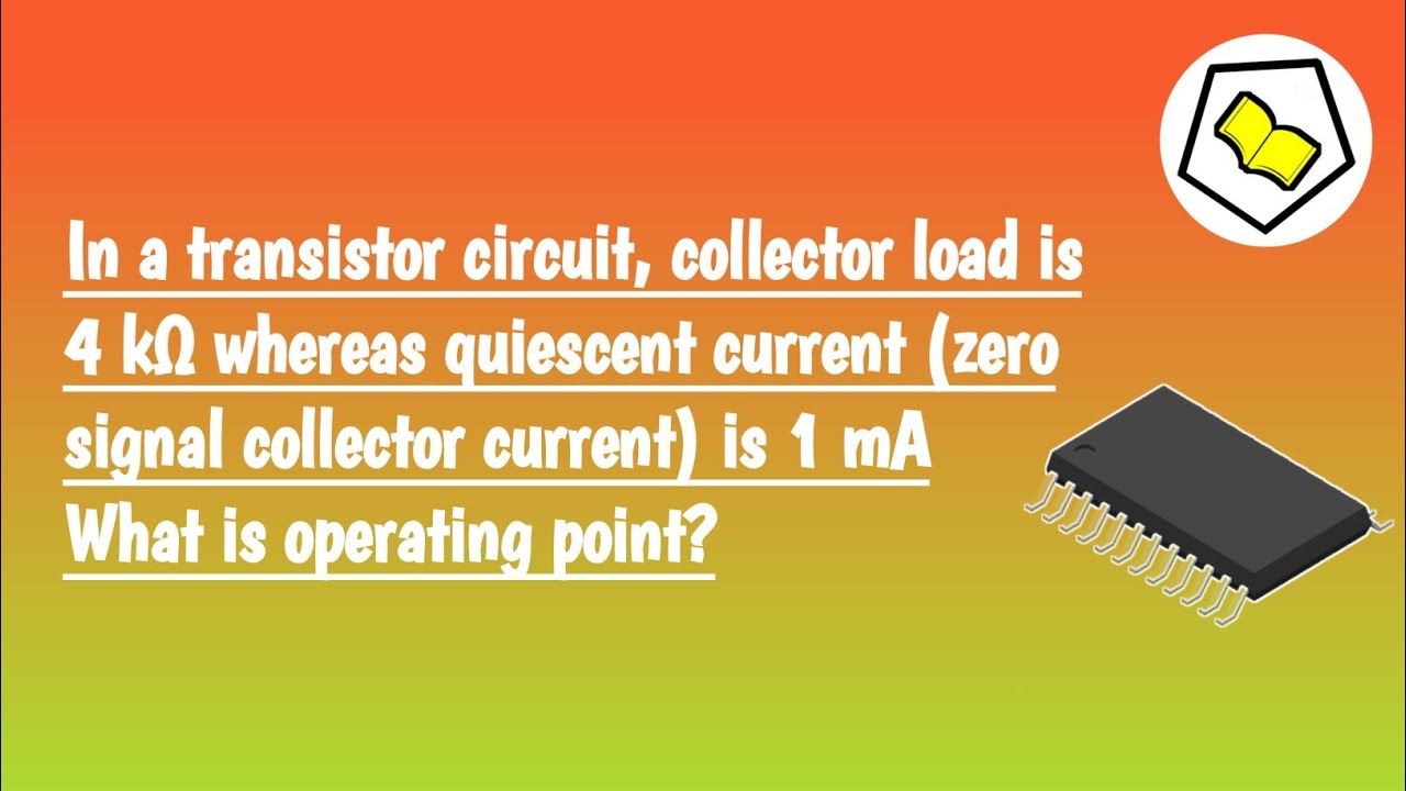 Question on operating point | Transistor Circuit. - YouTube