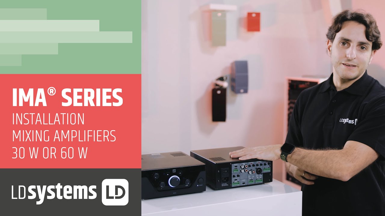 LD Systems IMA® series - Installation mixing amplifiers 35W or 65W ...